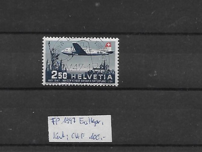 FP 1947 Ersttagsvollstempel Kat: CHF 100.- (Gebraucht) in Basel für CHF 12 – mit Lieferung auf ...