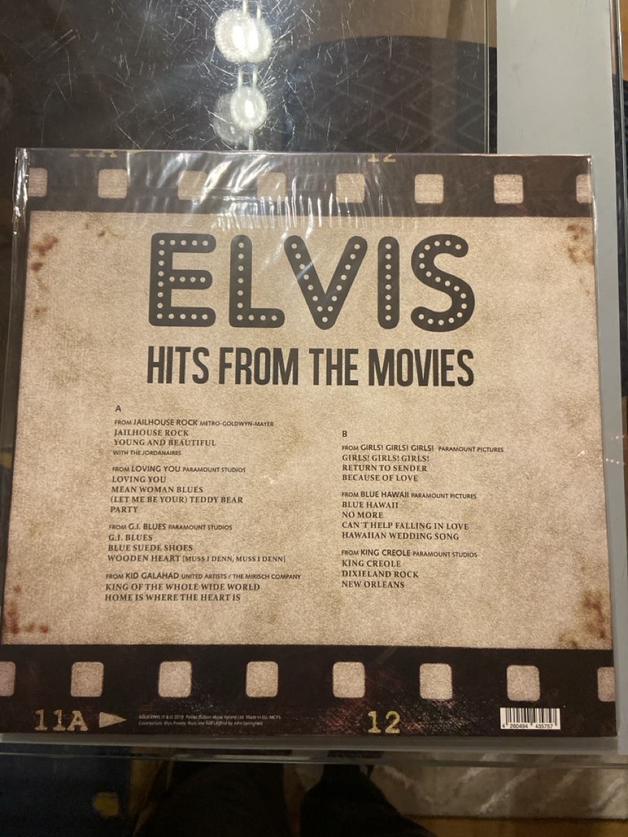 Elvis Presley Vinyl - Hits From The Movies Limited Ed (Neu und ...