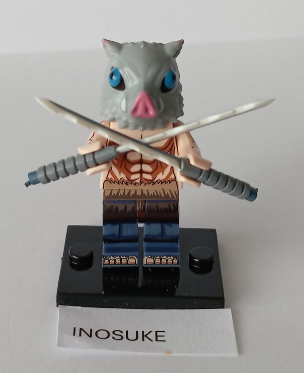 Demon Slayer, Inosuke Hashibira, Mini-Steckfigur, ca. 4,5 cm (Neu und ...