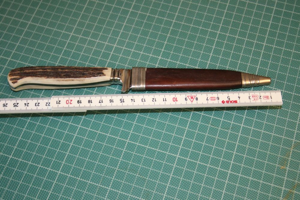 Hubertus Solingen Jagd Messer mit Hirschhorngriff (Gebraucht) in ...