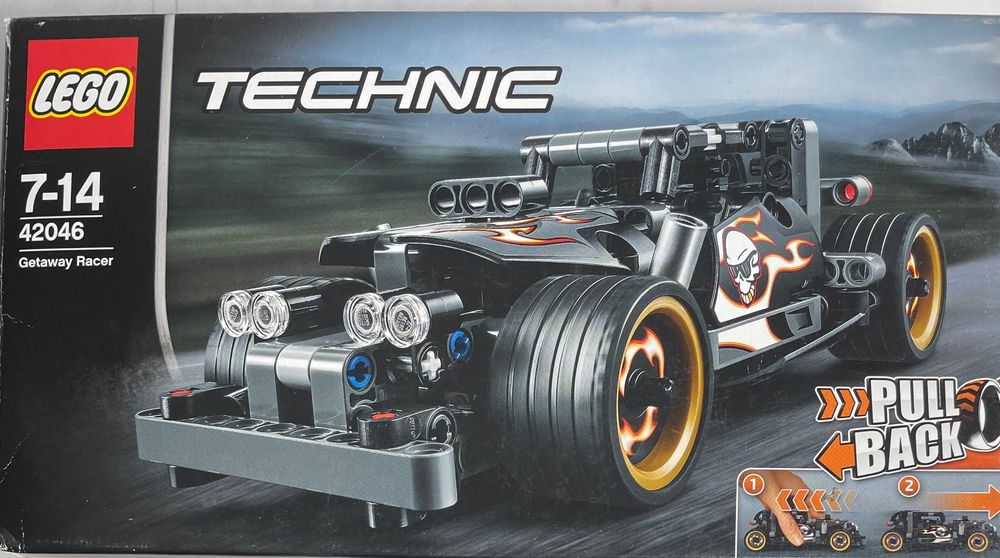 Vintage LEGO TECHNIC Pull Back 7-14 42046 Getaway Racer | Kaufen auf ...