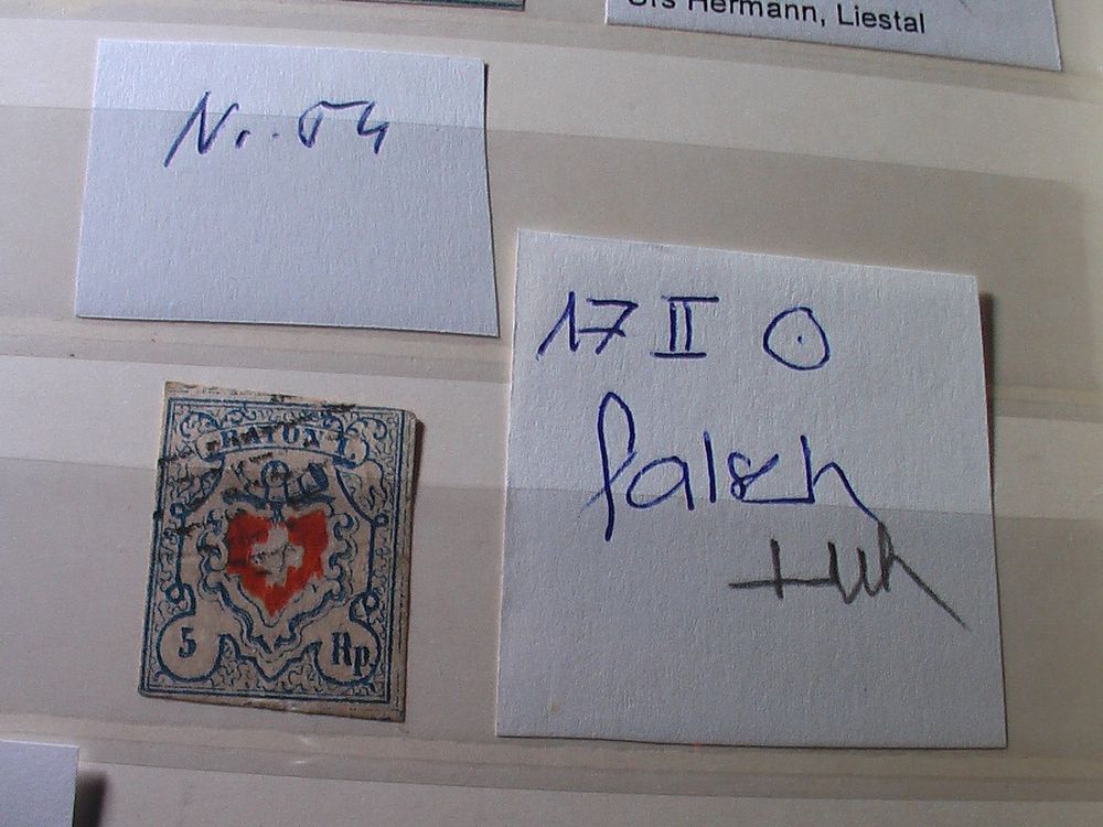 Nr. 54 Rayon 17 II Stempel falsch (Gebraucht) in Uetendorf für CHF 5 ...
