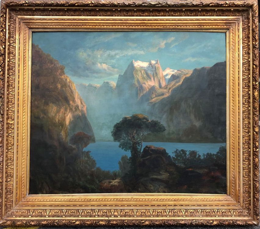 Alexandre Calame grosses Orig. Gemälde | Kaufen auf Ricardo