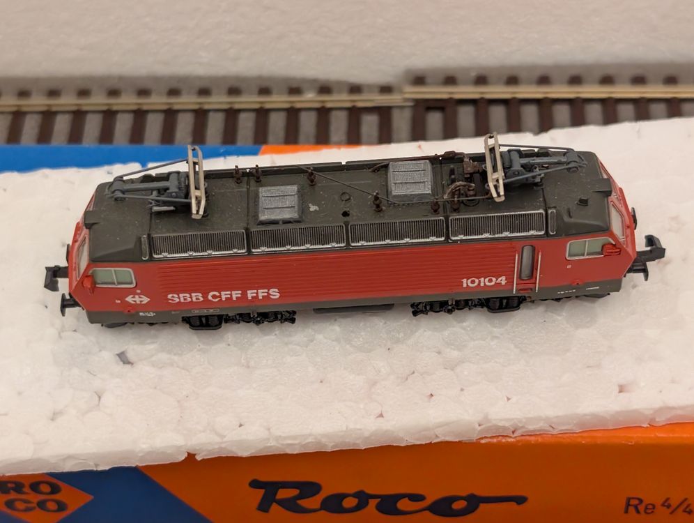 Roco Spur N SBB Re 4/4¹ 10104 Modellbahn Lokomotive (Gebraucht) in Mumpf für CHF 46 – mit ...