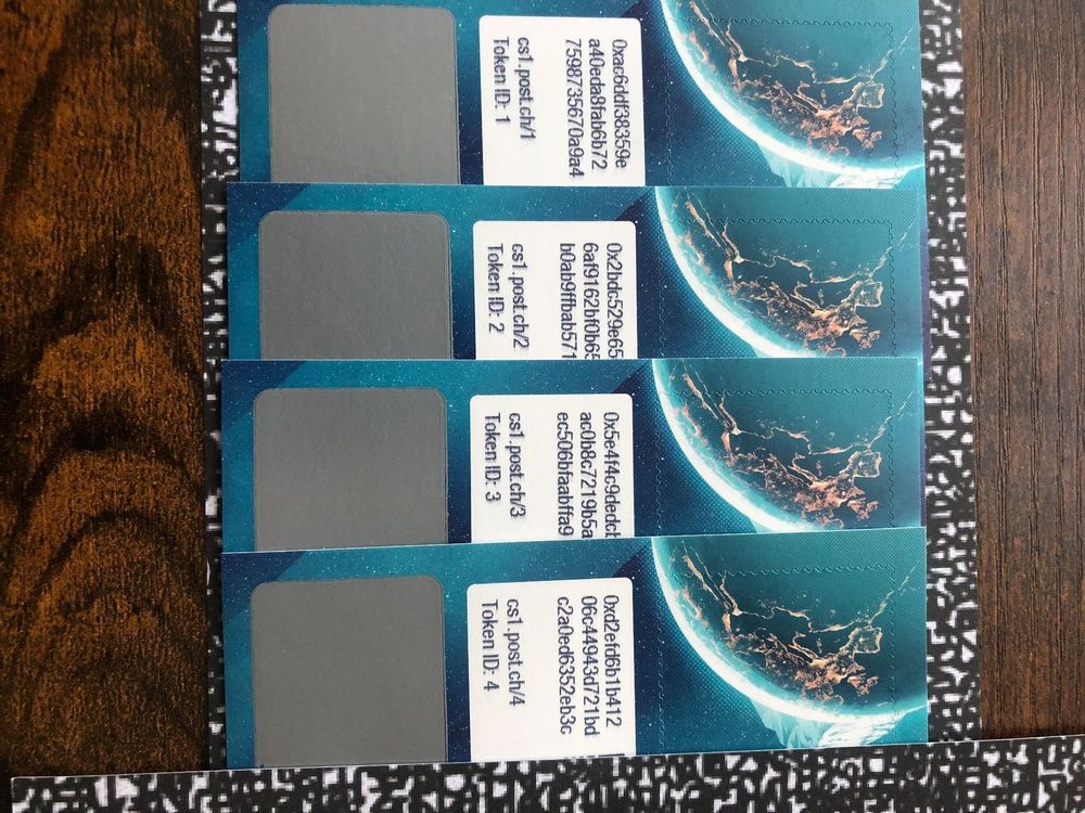 Crypto Stamp Token 1-4 | Kaufen auf Ricardo