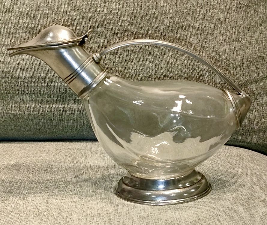 Decanter Vintage Arte Italica Taverna Duck in cristallo (Usato) a ...