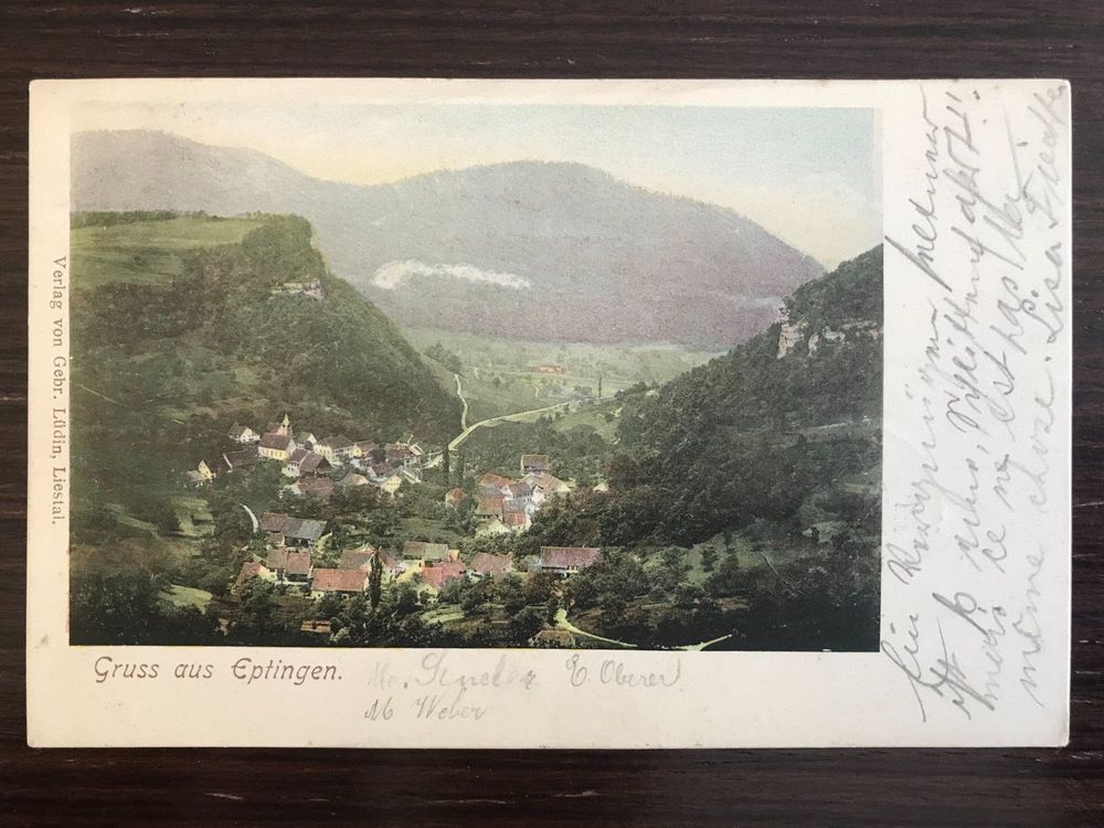 TOP Gruss aus Eptingen ORTSANSICHT 1901 (Gebraucht) in Wald ZH für CHF 9 – mit Lieferung auf ...