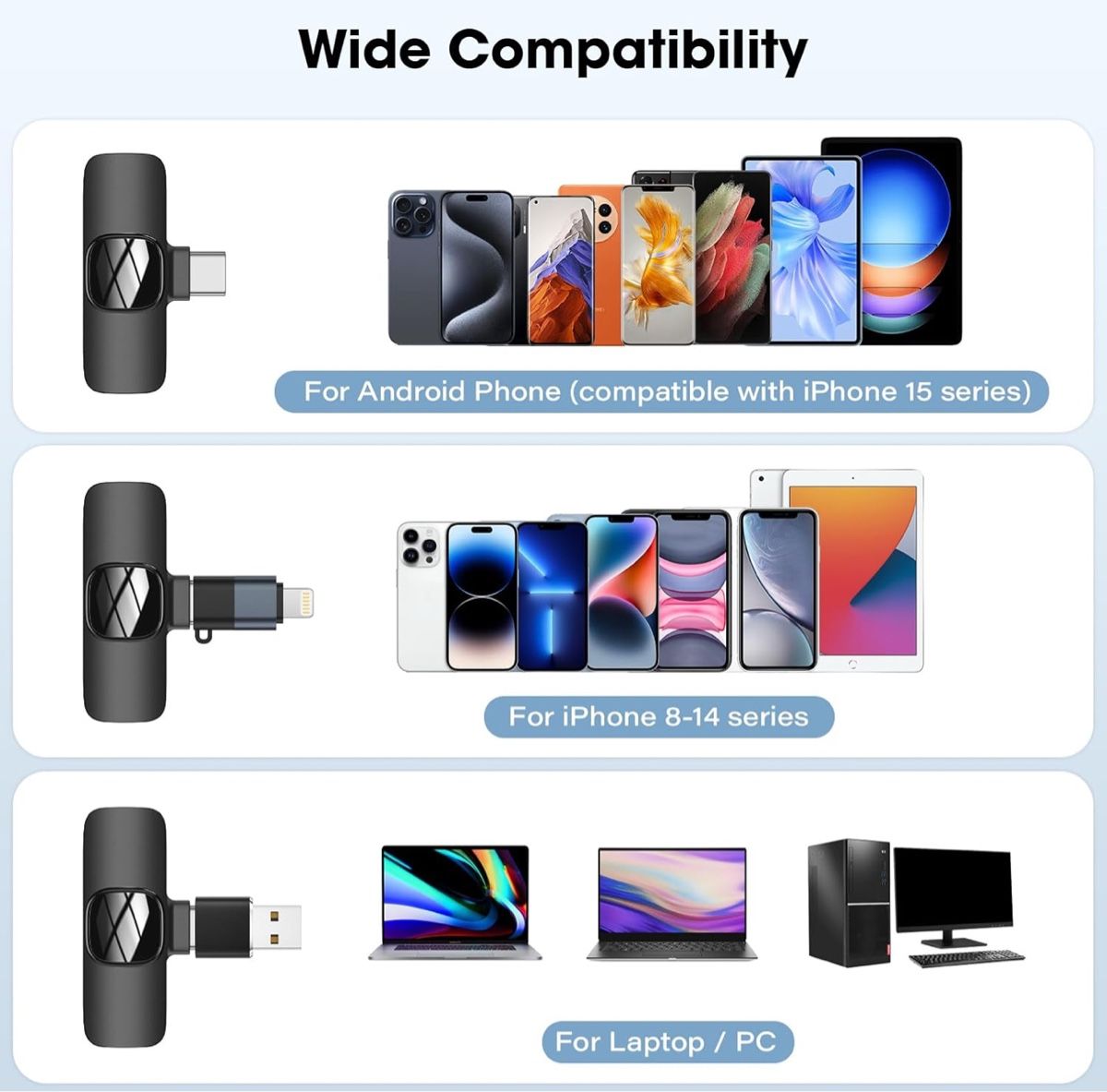 Micro Cravate sans fil iPhone/Telephone Android/ordinateur (Neuf avec ...