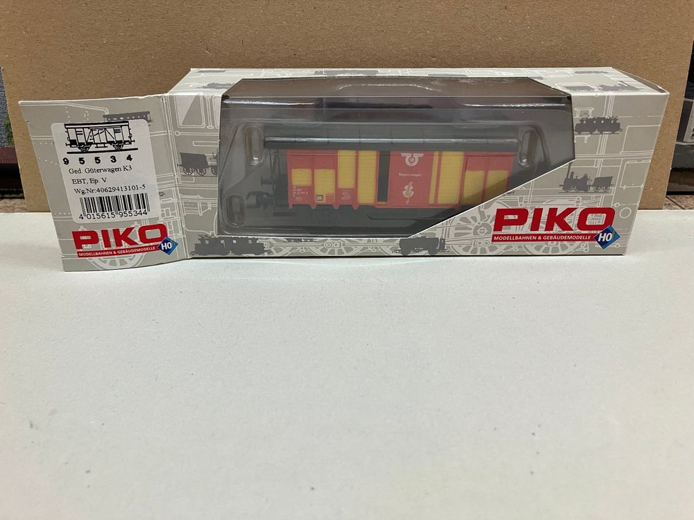 PIKO 95534 Gedeckter Güterwagen K3 der EBT, H0 GS | Kaufen auf Ricardo
