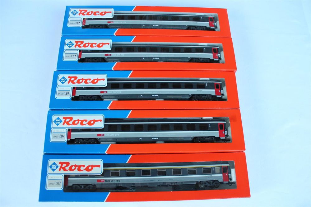 Roco 4x4470 1x44669 EC-Wagen SBB 1+2 Kl. (Gebraucht) in Kriens für CHF ...