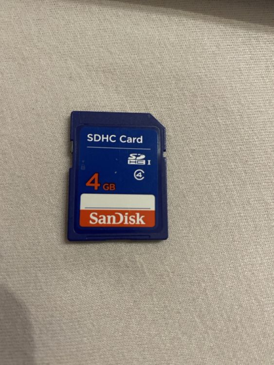 San Disk 4GB SDHC Karte (Gebraucht) in Horgen für CHF 5 – mit Lieferung ...