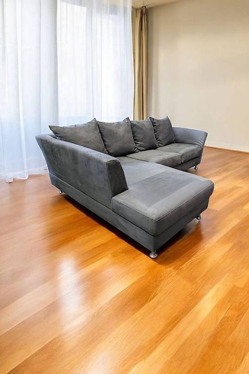 Alcantara Ecksofa mit Bettfunktion (Gratis Lieferung*) (Gebraucht) in Rorbas für CHF 459 – mit ...