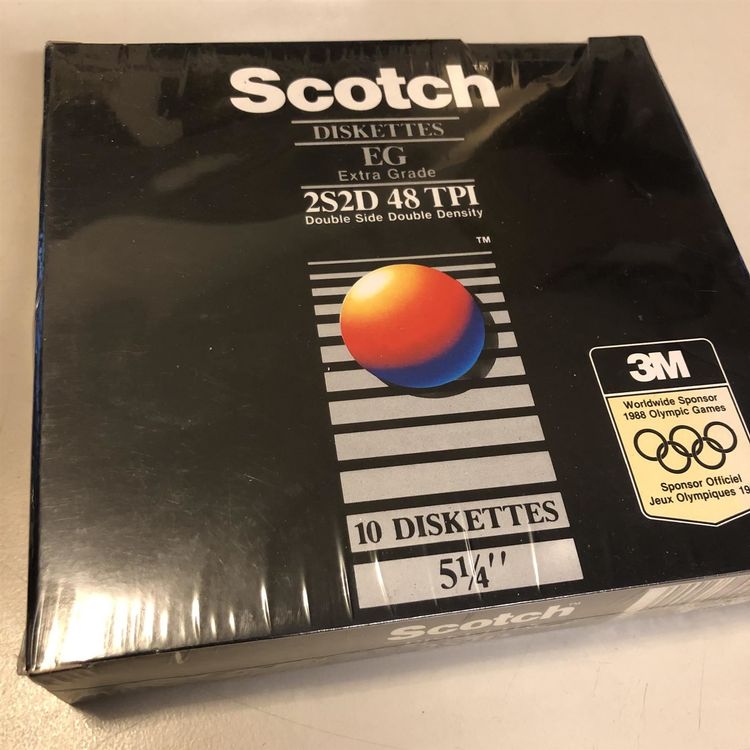 2S2D 48 TPI Scotch 3M Floppy Disc | Kaufen auf Ricardo