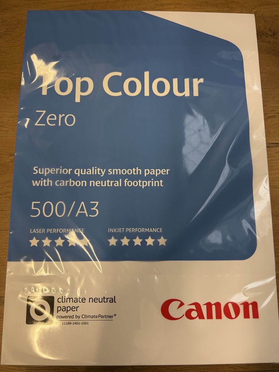 Canon Top Colour Zero A3 Papier, 500 Blatt, Neu & OVP (Neu und ...