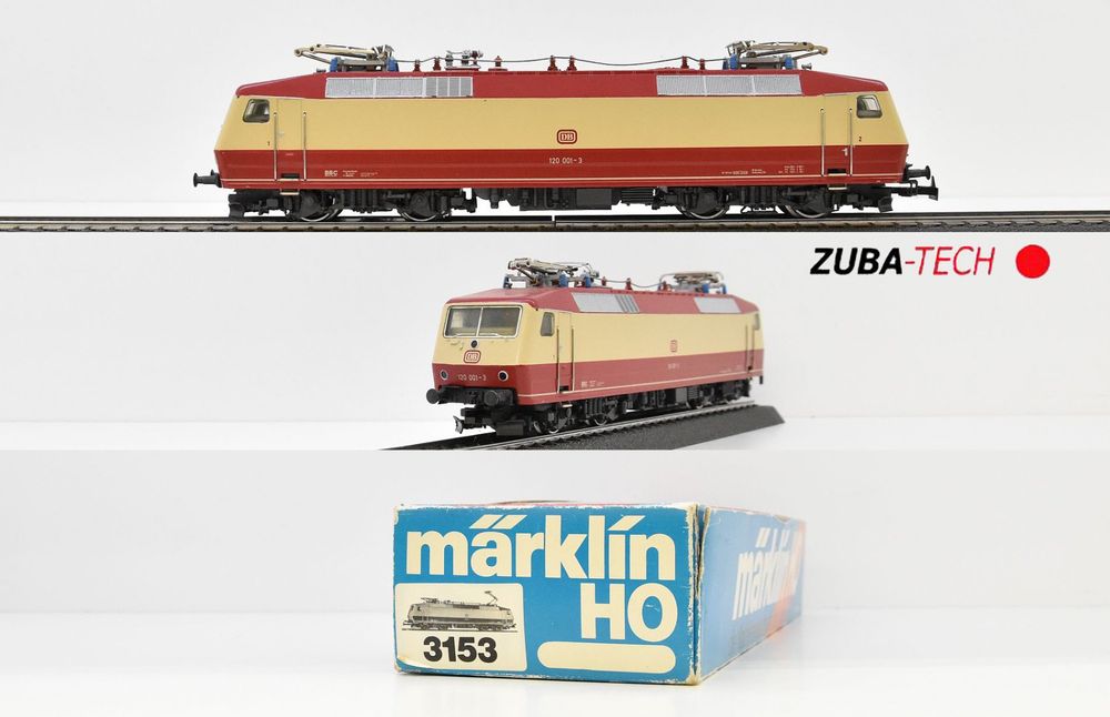 Märklin 3153 E-Lok BR 120 DB H0 WS Analog mit OVP (Gebraucht) in St ...