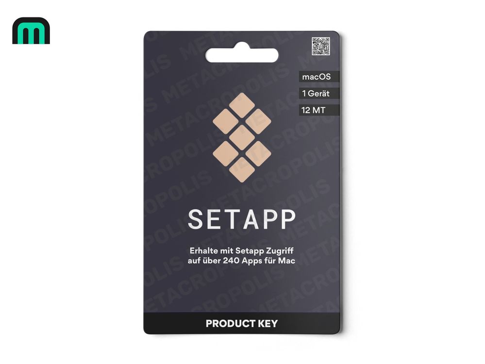 Setapp - Zugriff auf über 240 Apps - 12MT - 1 Mac (Neu und originalverpackt) in Dietlikon für ...