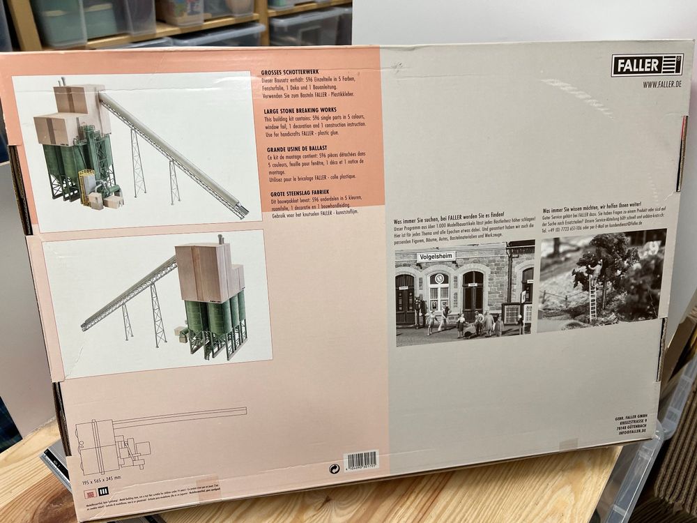 FALLER H0 130170 Bausatz Großes Schotterwerk OVP (Neu und ...