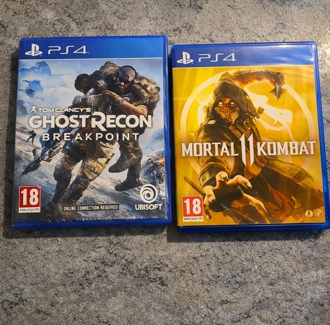 PS4 Spiele Bundle: Ghost Recon Breakpoint & Mortal Kombat 11 (Neu und ...