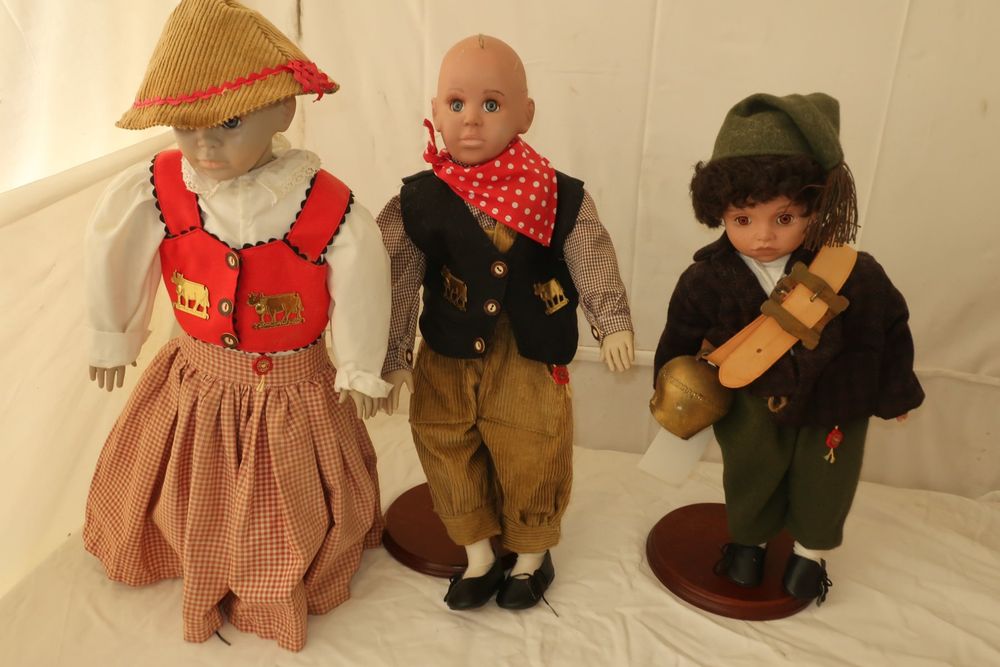 Puppen, 3 Stück, Bea-Toys, Appenzell, Glocke, ab nur 1 Fr.! (Gebraucht ...
