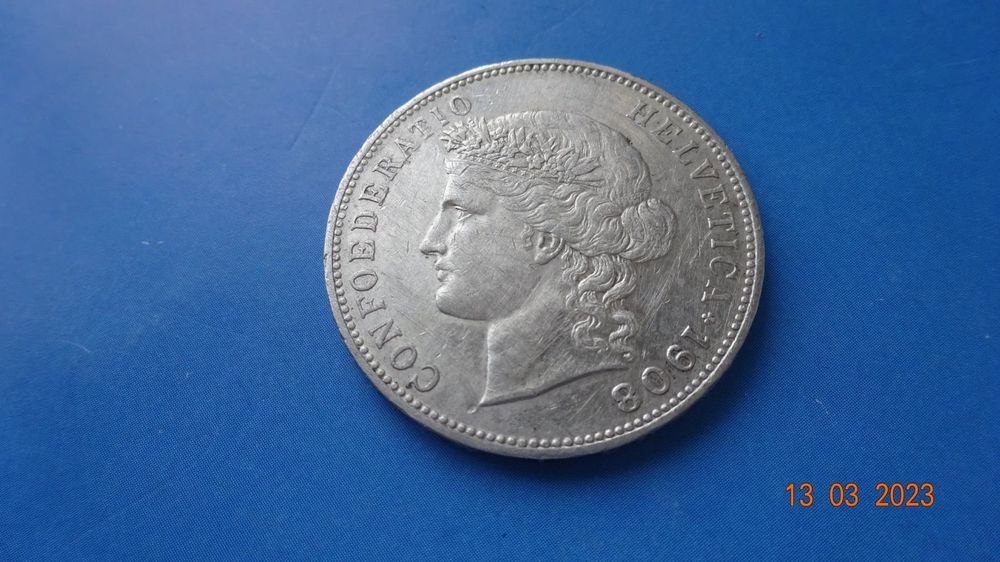 5 Fr 1908 Frauenkopf départ à 1.- (Gebraucht) in bassecourt für CHF 172 – mit Lieferung auf ...