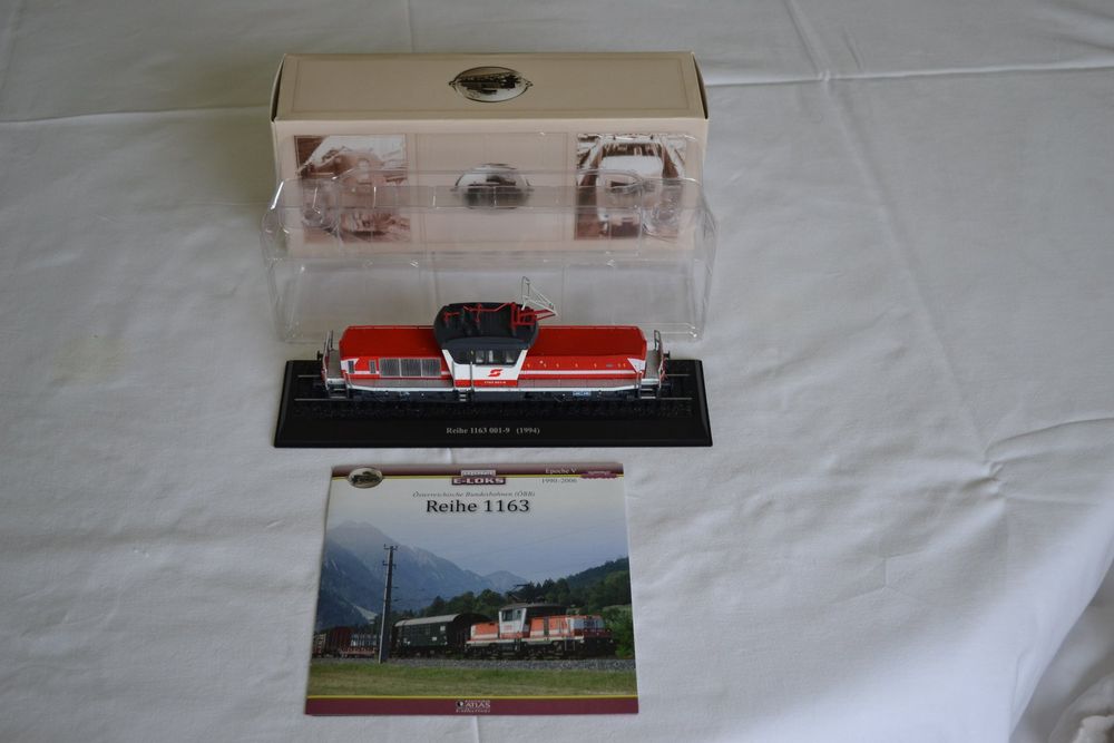 öbb 1163 (1163 001-9) Standmodel von Atlas Collections. (Neu (gemäss ...