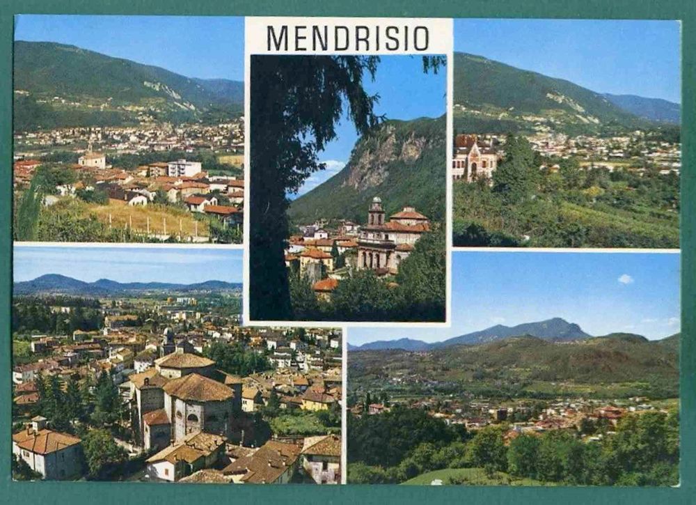Mendrisio, Mehrbilderkarte, 1977 (Gebraucht) in Sargans für CHF 1 – mit ...