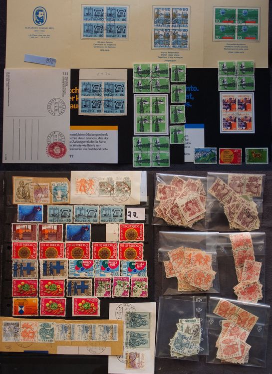 76. plus de 220 timbres env 1976, blocs, 1er jour, etc varié | Kaufen ...