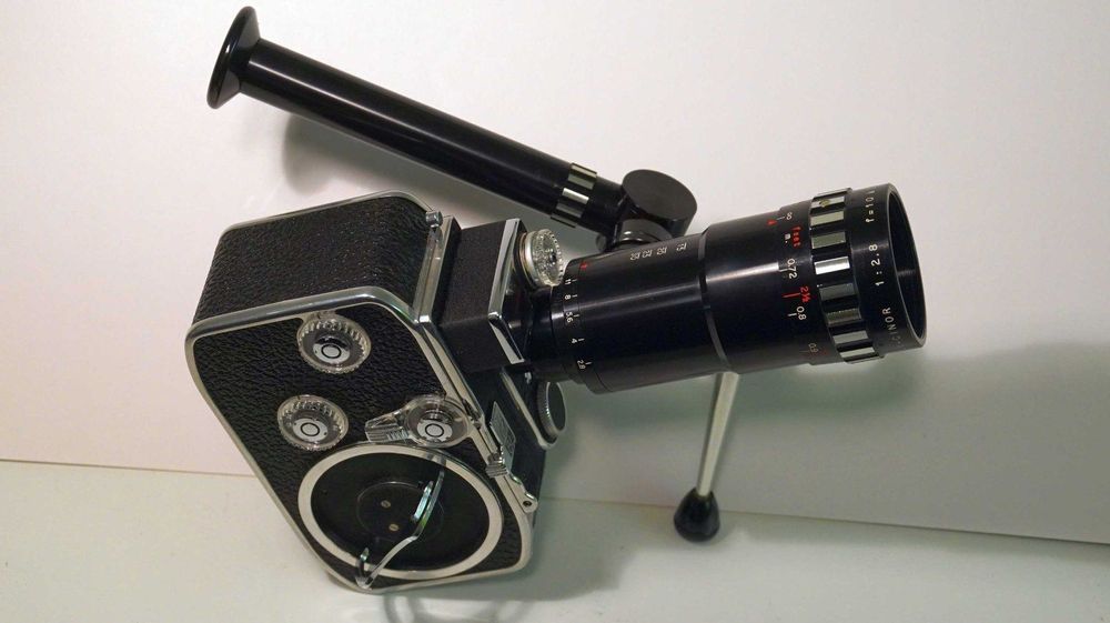 Bolex B8L Zoom Filmkamera mit schöner Ledertasche (Gebraucht) in ...