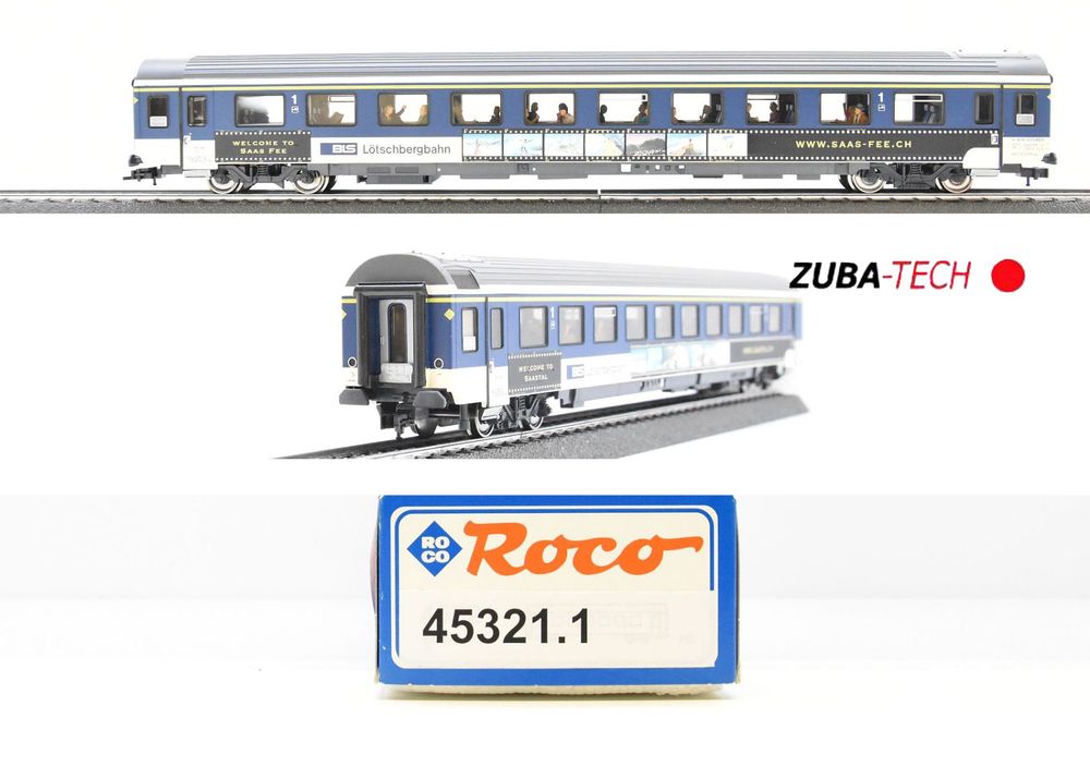Roco 45321.1 EW IV Personenwagen 1.Klasse BLS H0 GS mit OVP (Neu ...