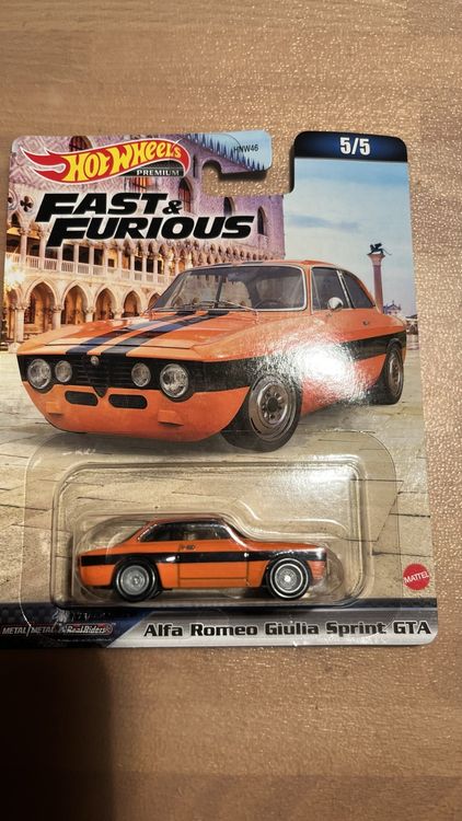 Alfa-Romeo Giulia GTA Fast and furious Hot wheels 1/64 (Neu und ...