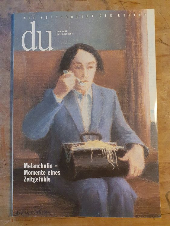 DU - Die Zeitschrift für Kunst und Kultur – 11 / 1988 | Kaufen auf Ricardo DU - Die Zeitschrift für Kunst und Kultur – 11 / 1988 | Kaufen auf Ricardo