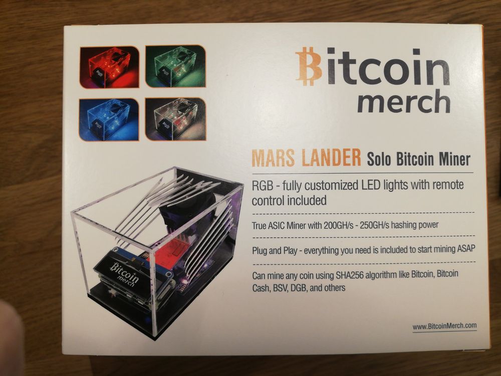 Mars Lander Solo Bitcoin Miner (Neu (gemäss Beschreibung)) in Küssnacht ...