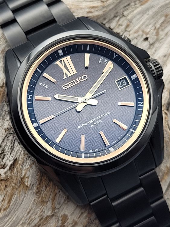 SEIKO SOLAR QUARTZ TITANIUM RADIO CONTROLLED FULL SET JPS (Neu (gemäss ...