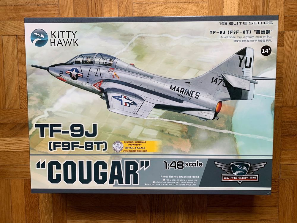Kitty Hawk 1/48 TF-9J Cougar (Gebraucht) in Pully für CHF 50 – mit ...