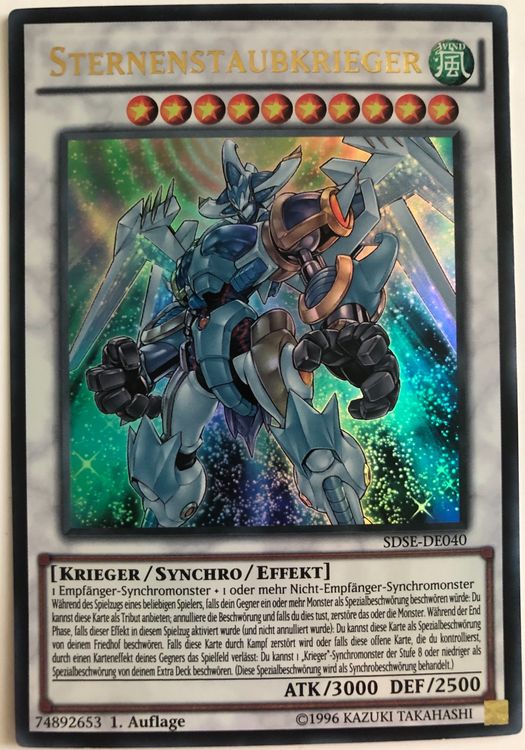 YuGiOh Sternenstaubkrieger | Ultra Rare (Neu (gemäss Beschreibung)) in ...