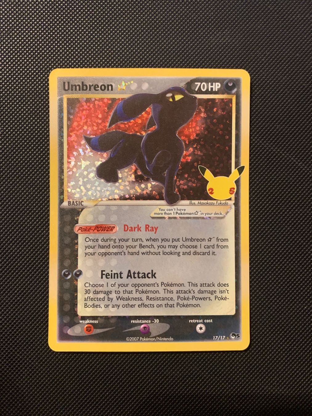 Umbreon 17 from celebration pokemon card (Neu (gemäss Beschreibung)) in ...