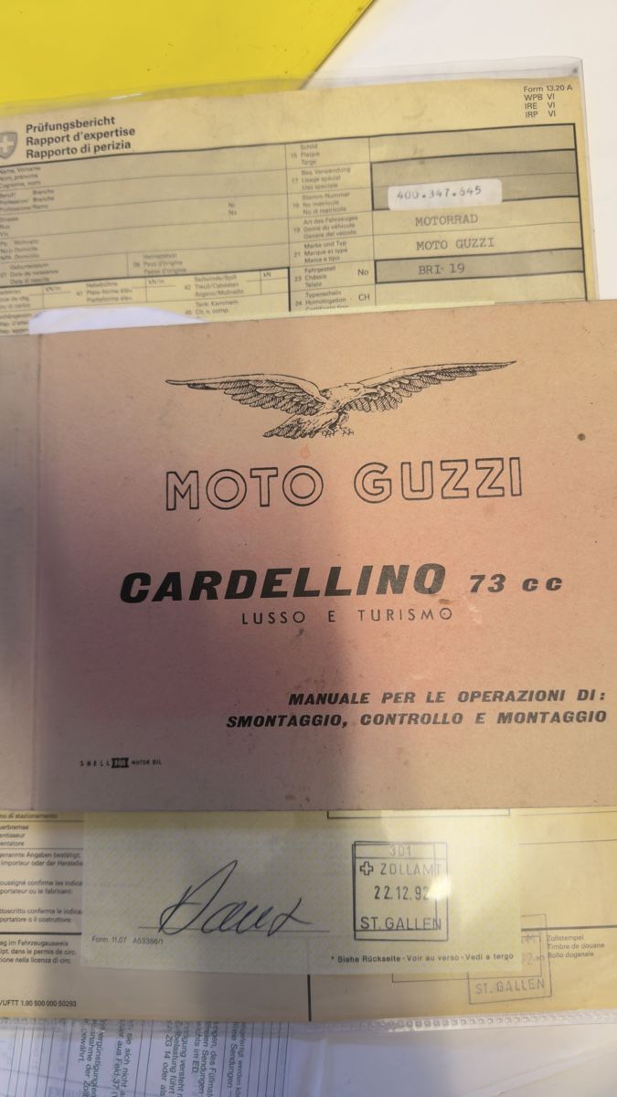 Moto Guzzi Cardellino 73cc - Oldtimer Rarität zu verkaufen! (Gebraucht ...