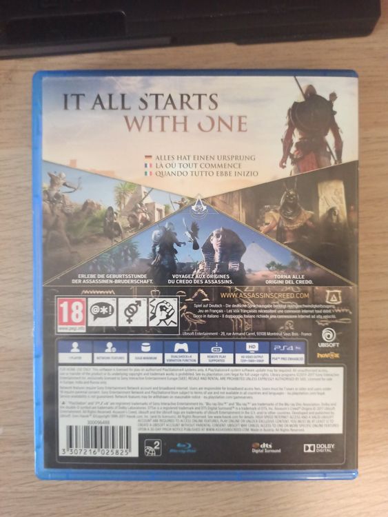 📀🎮📀Assassin's Creed Origins PS4 / PS5 📀🎮📀 (D'occasion) à Oberweningen pour CHF 6.95 – avec ...