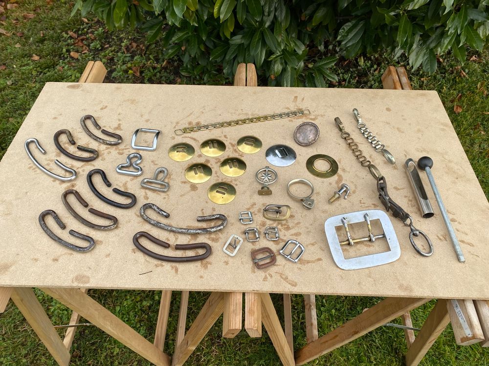 schöne Schnallen und Rosetten für Sattler (Gebraucht) in Feldbach für ...