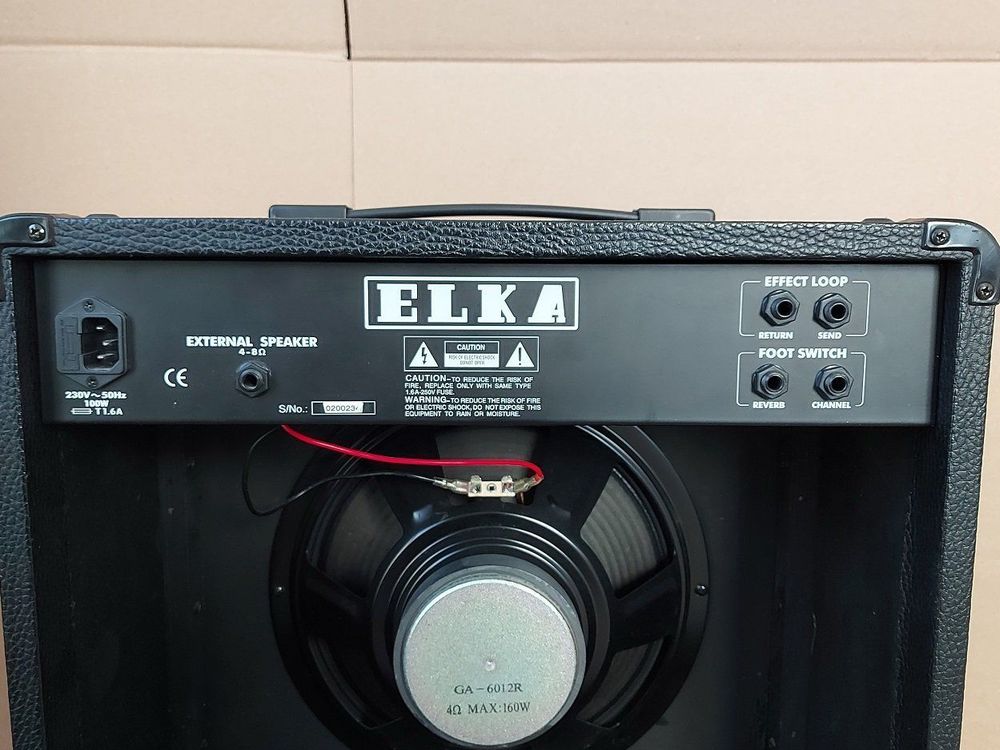 Gitarren Verstärker AMP Elka AC 1265 R, Reverb Hallspiralen (Gebraucht) in Schafisheim für CHF ...