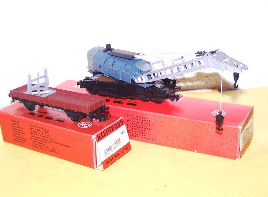 Kleinbahn 359 H0 Dampfkran ÖBB mit 333 Beiwagen inkl. Stütze (Neu und ...