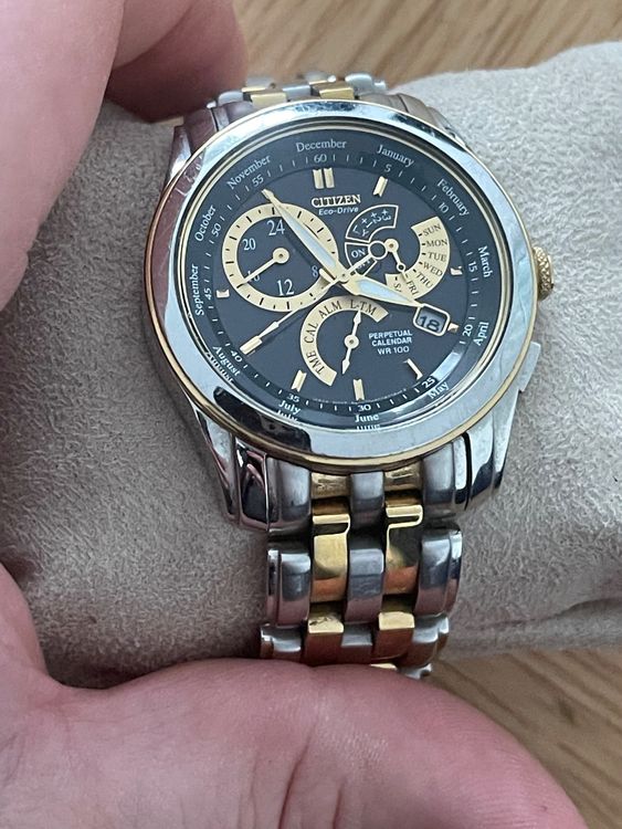 CITIZEN CHRONOGRAPH PERPETUAL CALENDAR WR 100 (Gebraucht) in Goldach ...