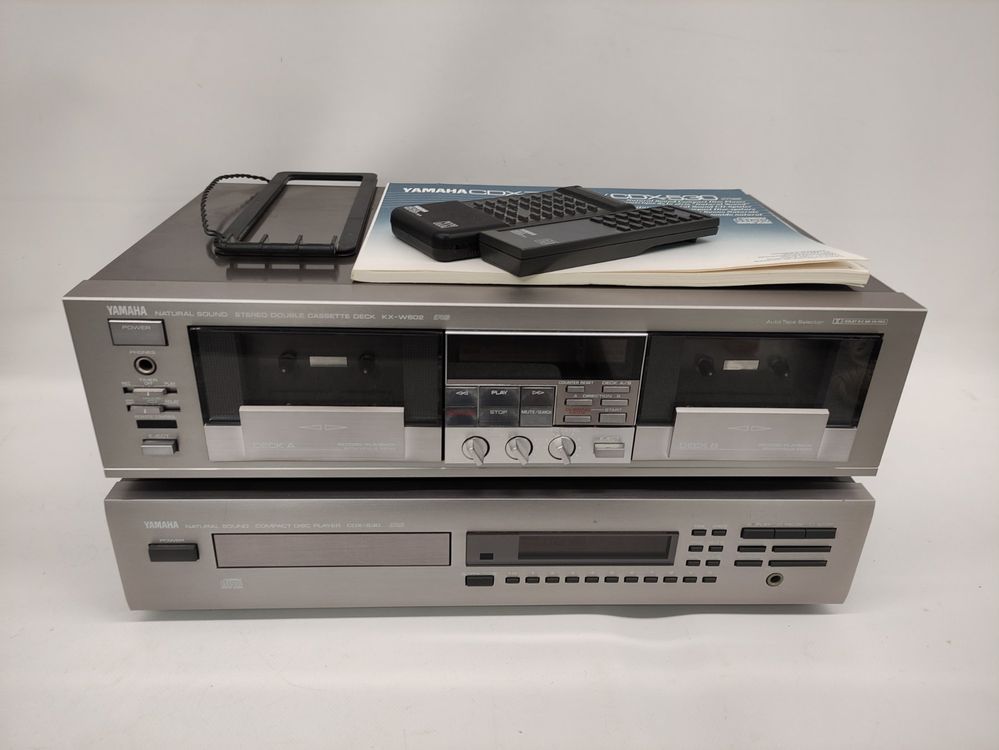 Yamaha CD Player & Kassetten Recorder CDX-530 & KX-W602 | Kaufen auf ...
