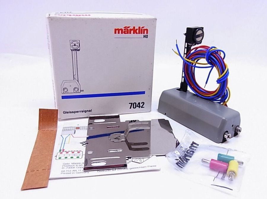 Märklin H0 7042 Signal Gleissperrsignal, beleuchtet, neu (Neu (gemäss ...