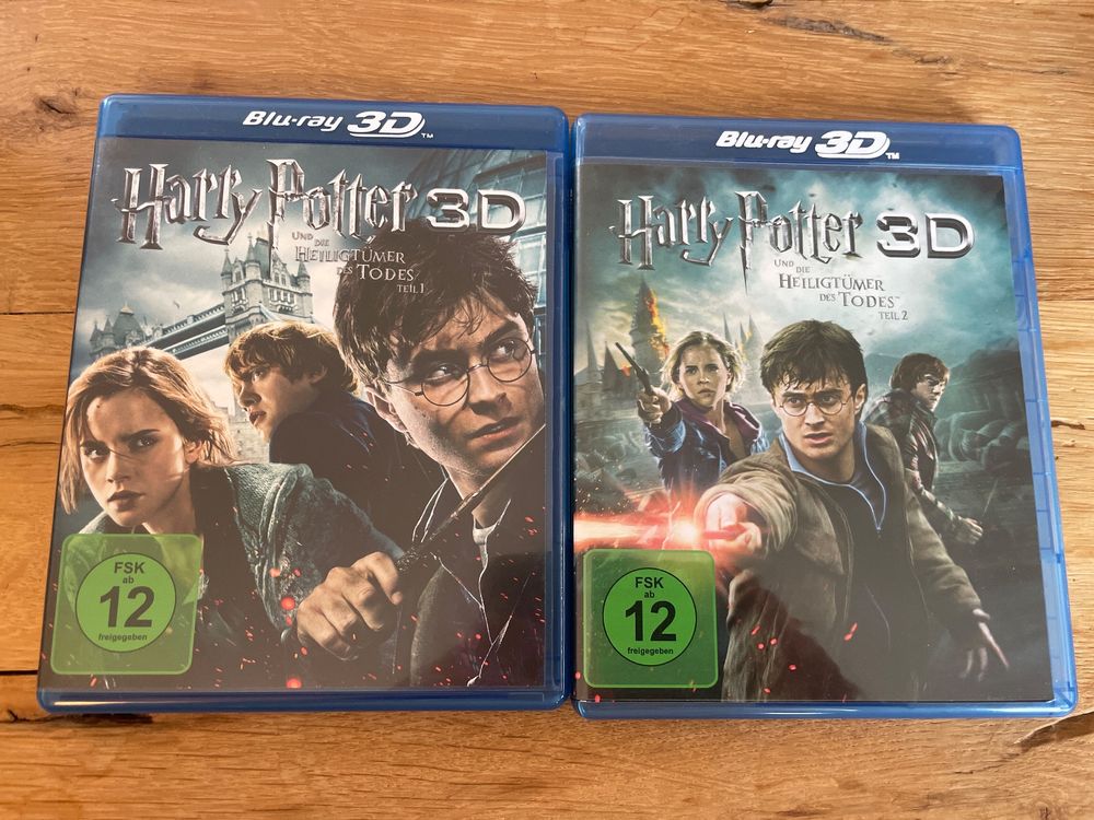 Harry Potter Blu-ray 3D Heiligtümer des Todes Teil 1 & 2 (Gebraucht) in Winterthur für CHF 6 ...