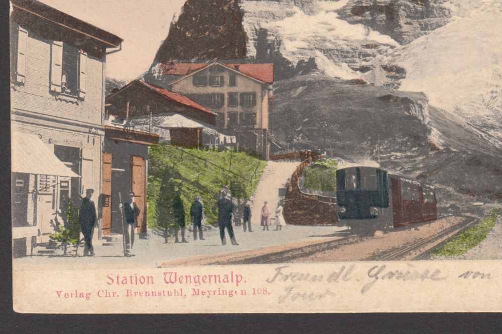 Station Wengeralp vor 117 Jahren / Karte in top Zustand (Neu (gemäss Beschreibung)) in Brienz BE ...