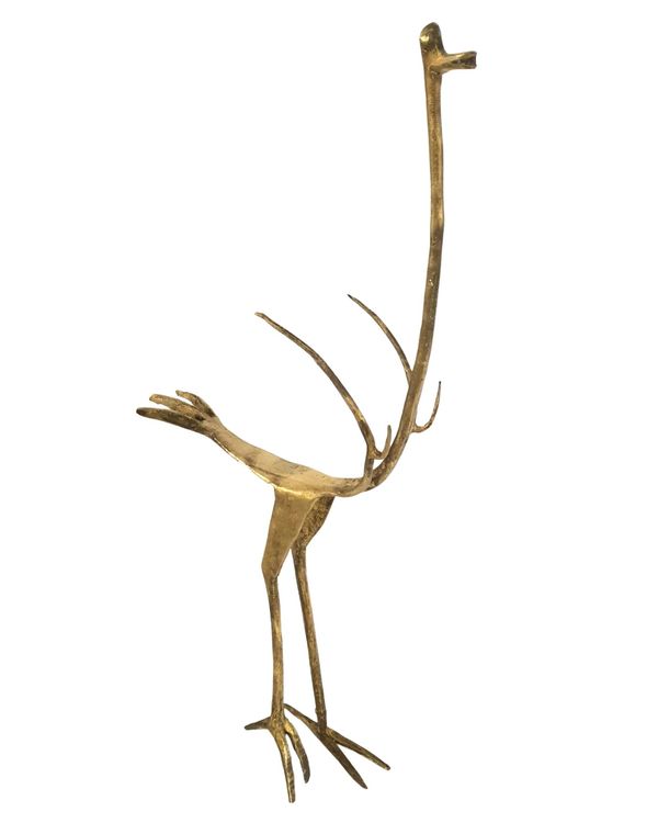 Messing-Kranich aus Afrika (Gebraucht) in Suhr für CHF 5 – nur Abholung auf Ricardo kaufen