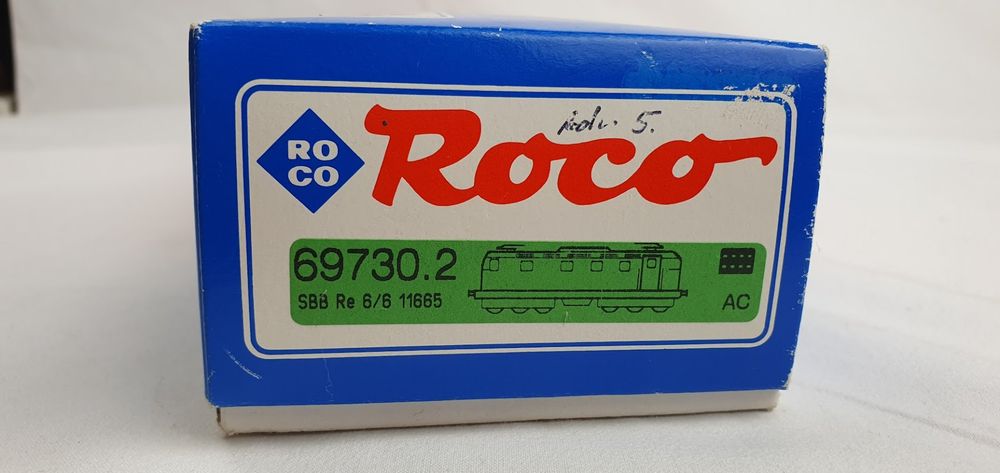 Roco 69730.2 SBB Re 6/6 11665 Ziegelbrücke grün Digital, OVP (Gebraucht ...