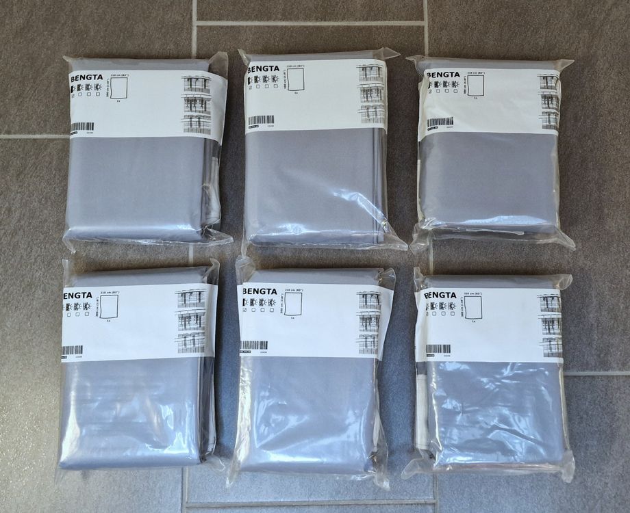 IKEA BENGTA Vorhang, 1 Länge, 210 x 300 cm, blau (Neu und ...