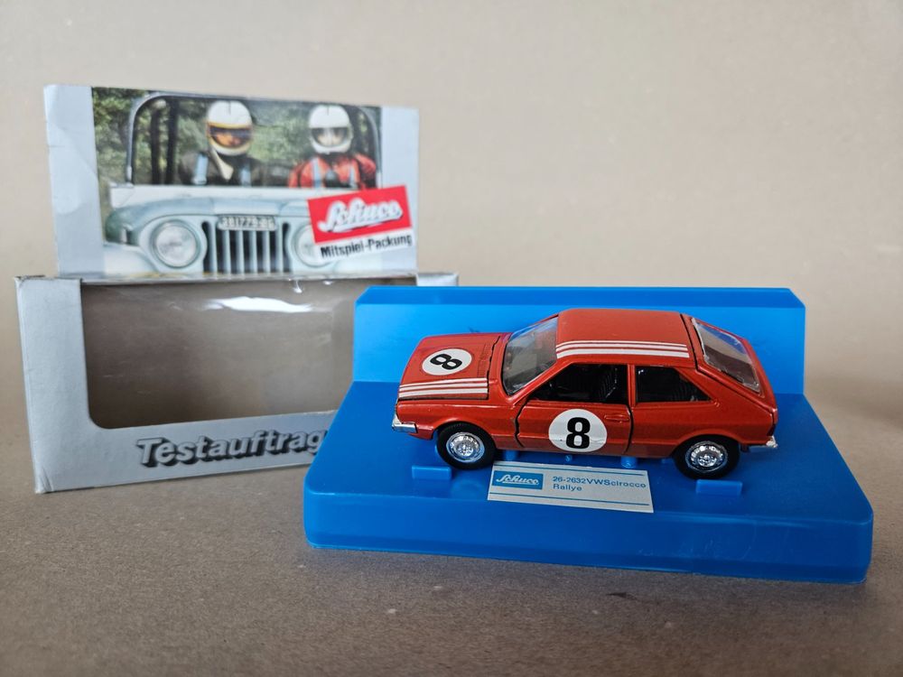 Schuco VW- Scirocco Rallye Modellauto 2632 | Kaufen auf Ricardo